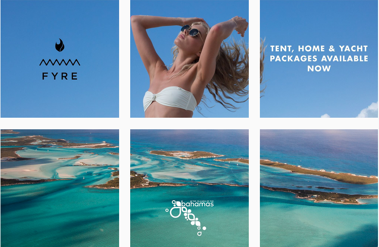 Fyre festival promo store