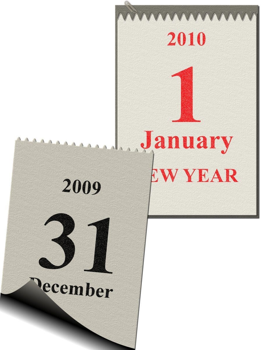2010 Calendar Clip Art