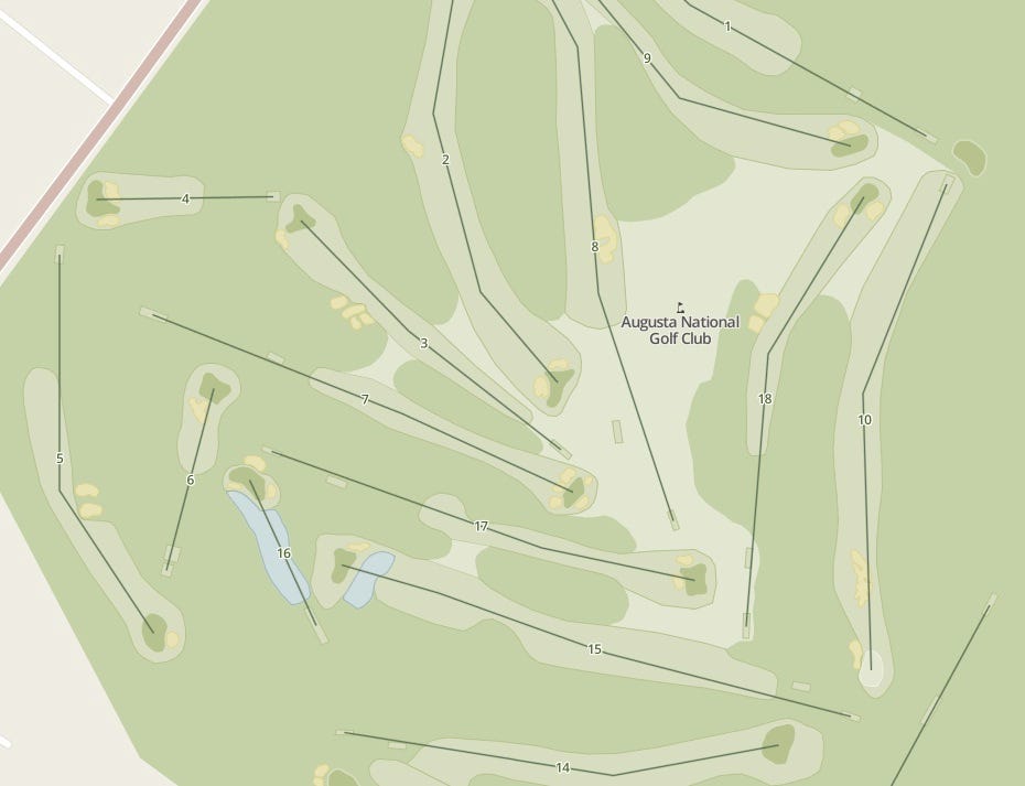 Golf Course Distance Maps