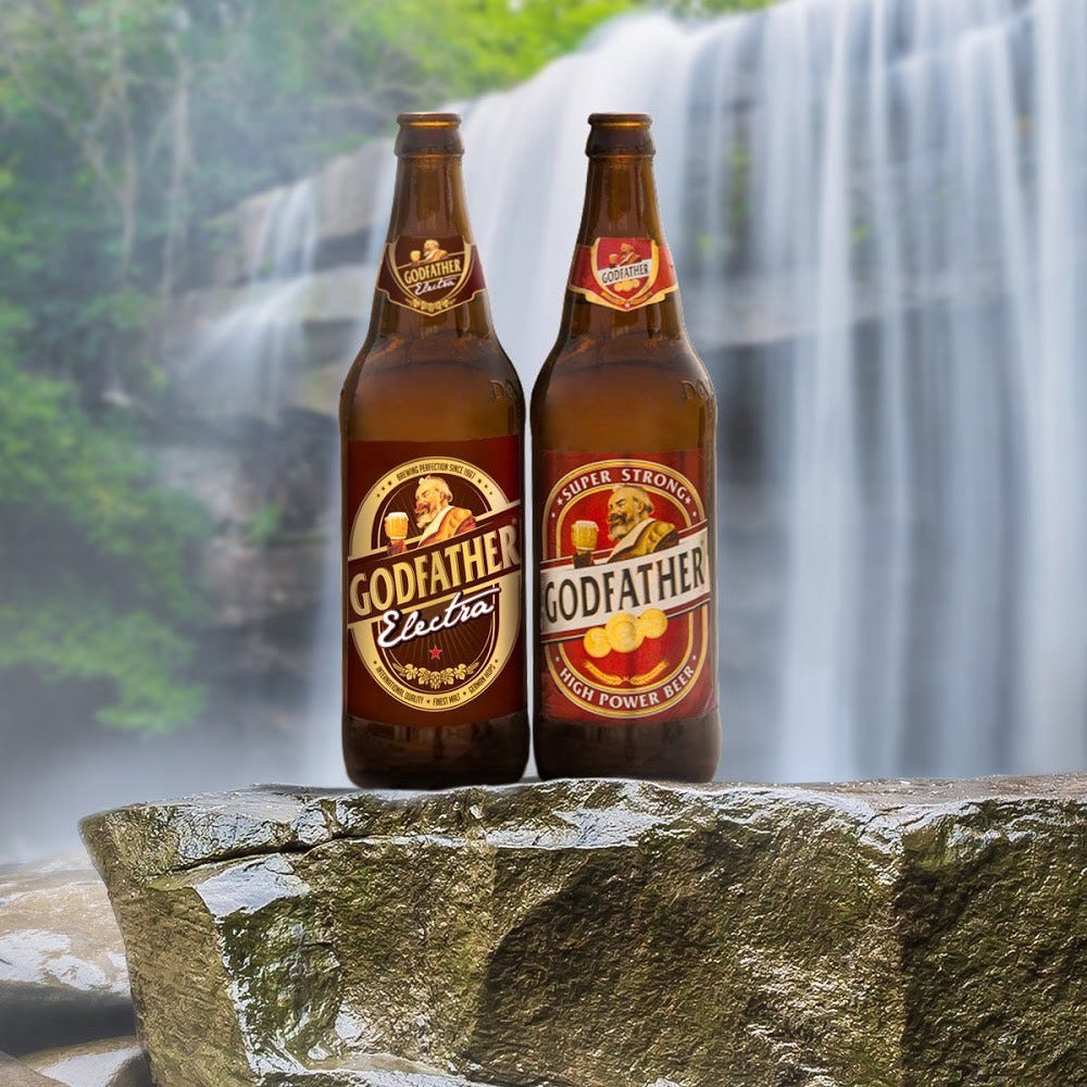 Godfather Beer Bottle