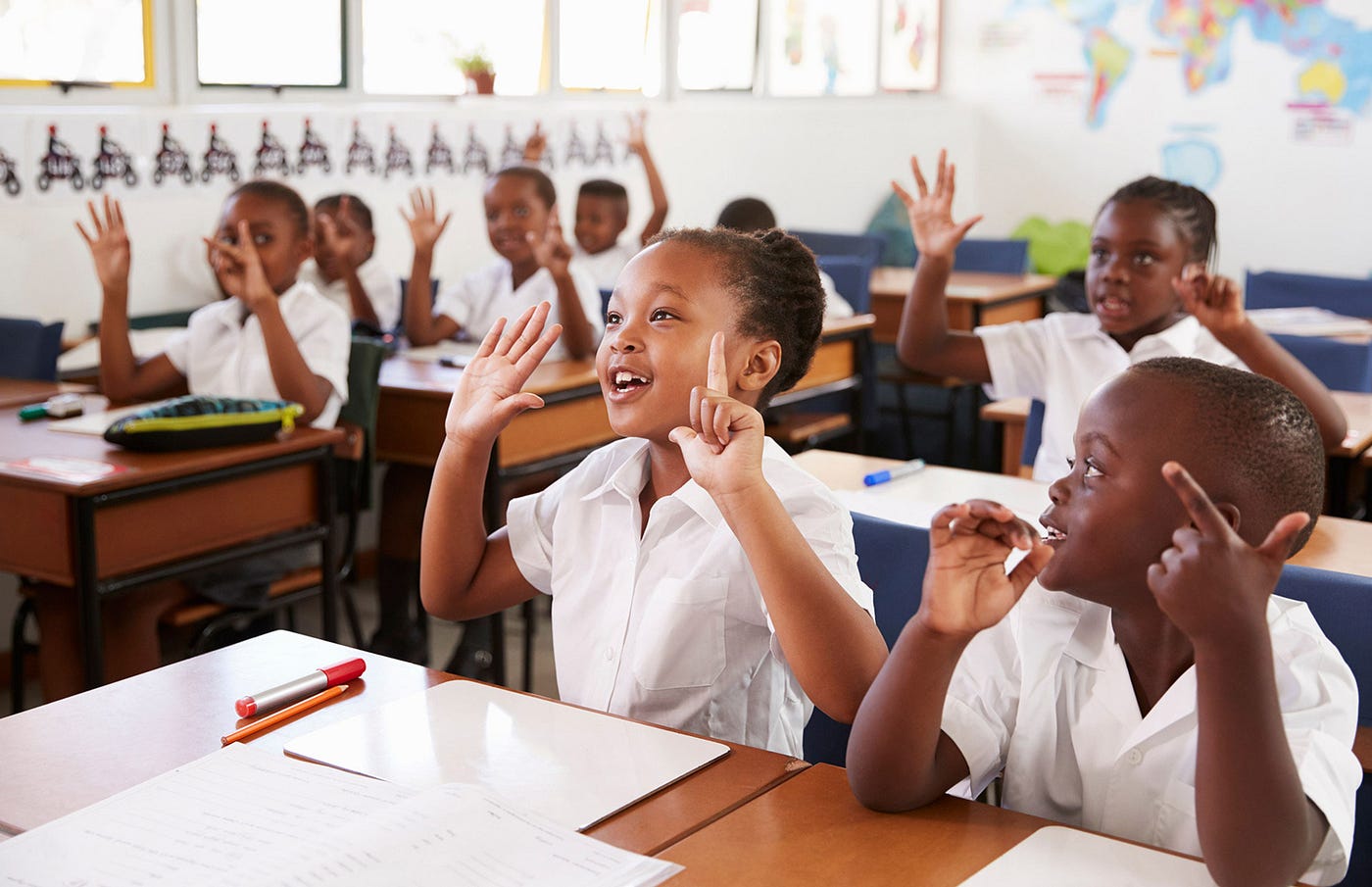 Modern Classroom Students