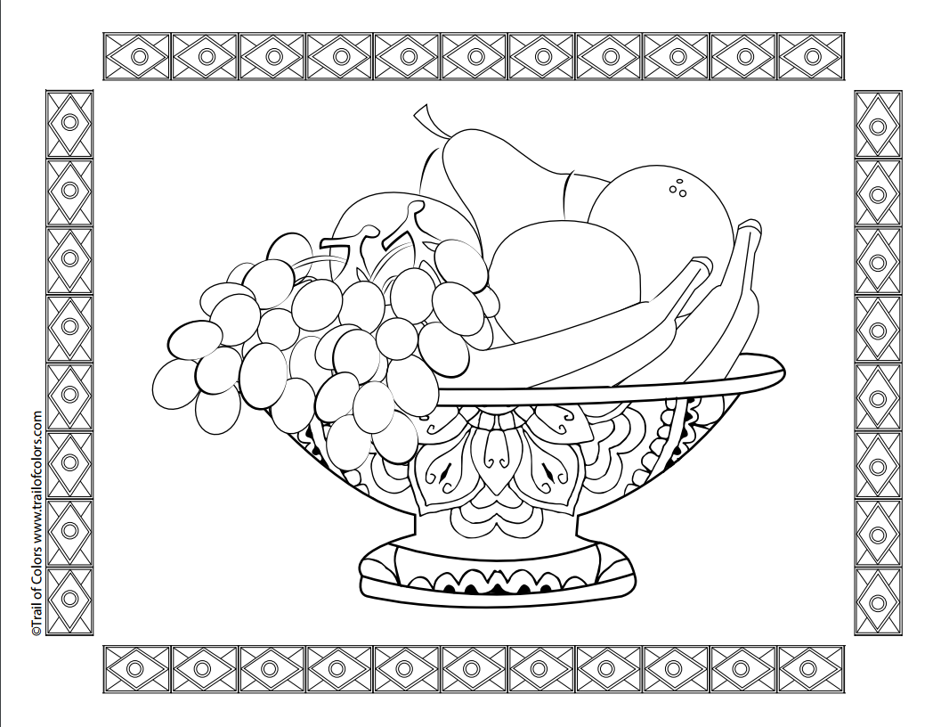Medium Hard Coloring Pages