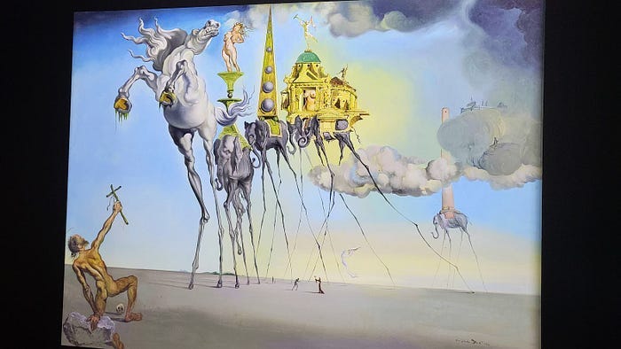 Surrealismo Dali Elefantes