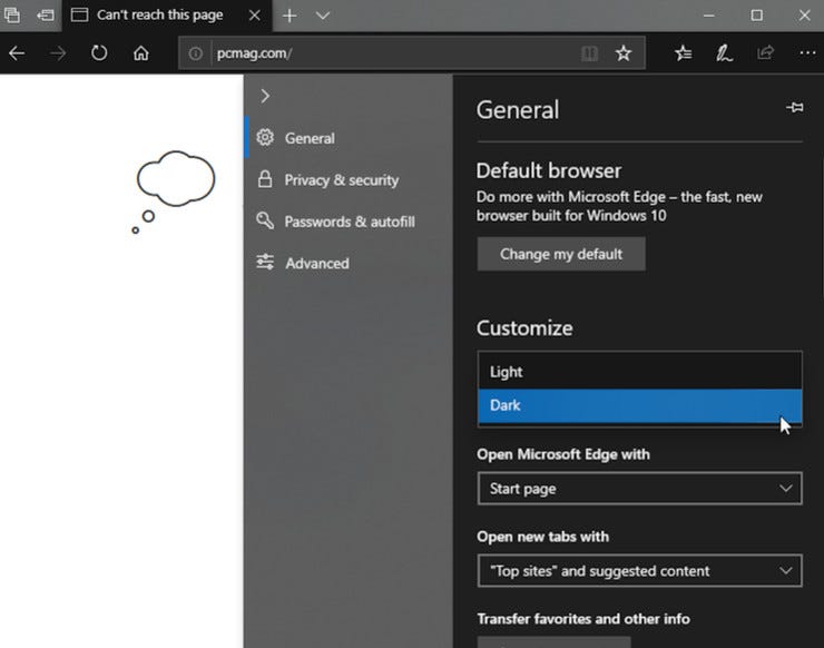 How To Activate Dark Mode In Microsoft Edge How To Use A Dark Theme In
