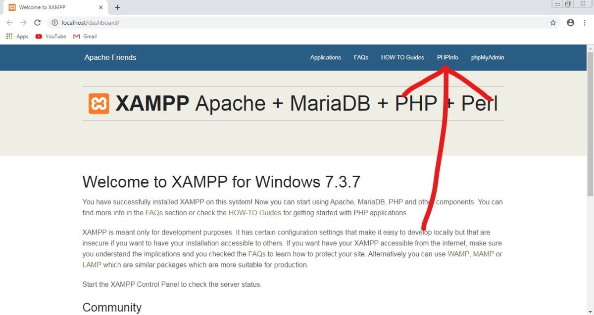 How To Run Apache Mysql And Php On Windows Platform Home How To Run A 1510