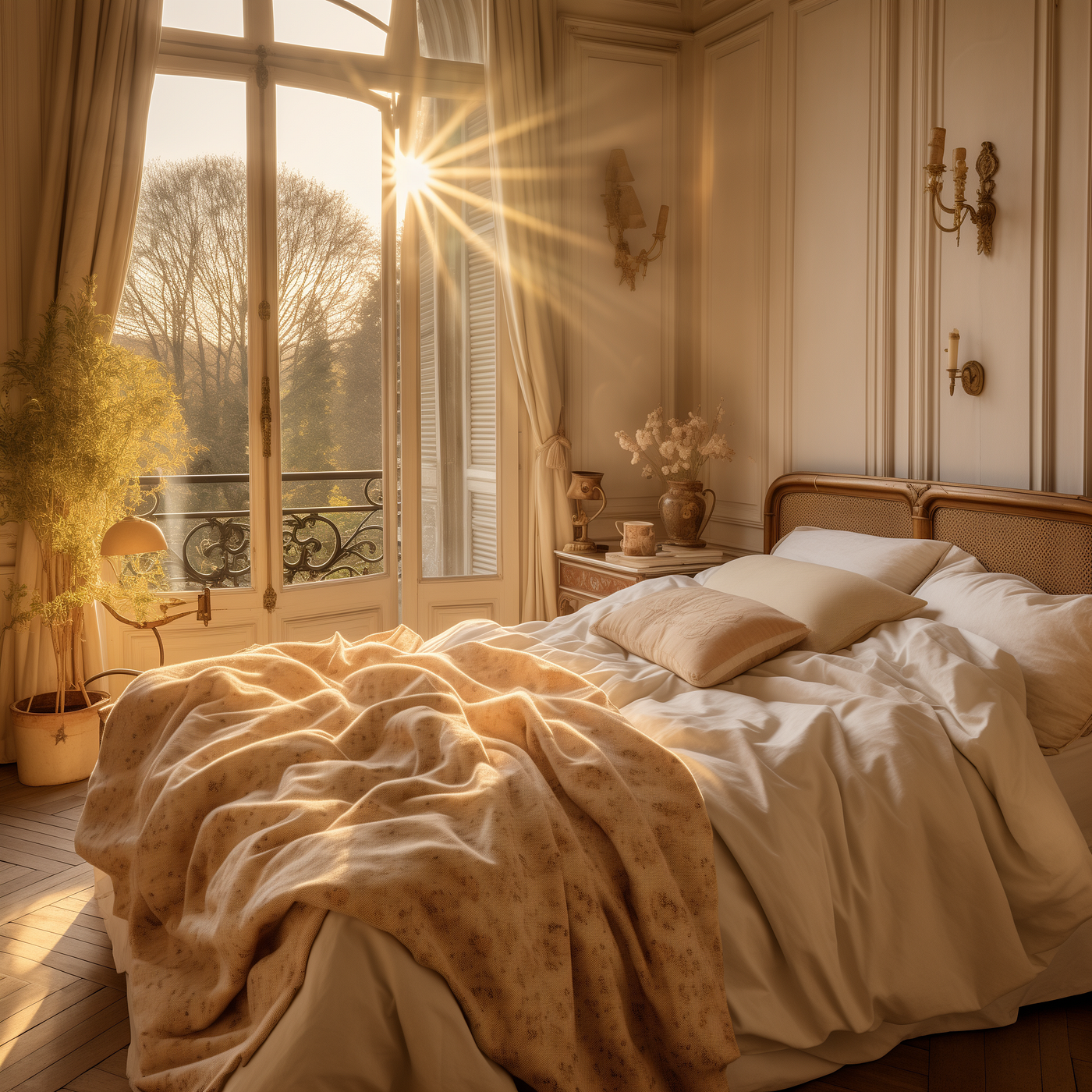 French Boutique Bedroom Ideas