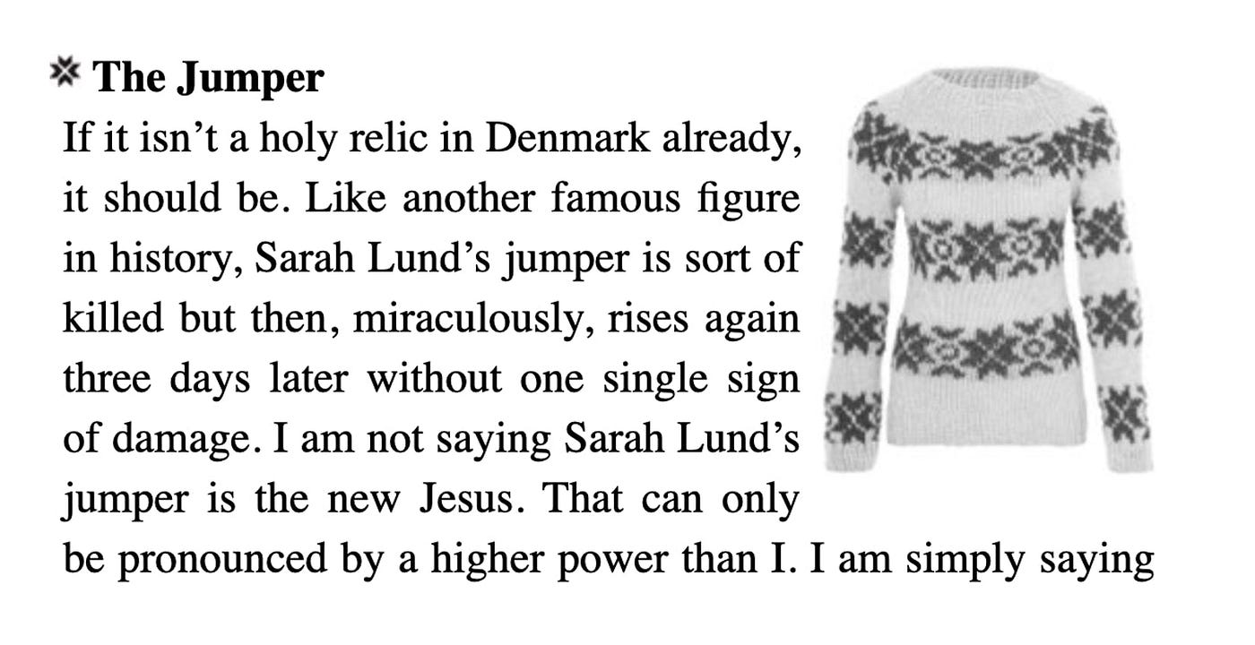 The Killing Jumper Knitting Pattern Unraveling Sarah Lund's Sweater On