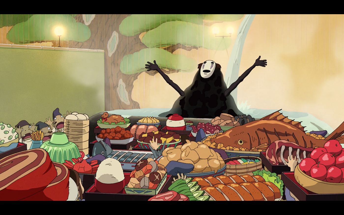 Spirited Away No Face Eating