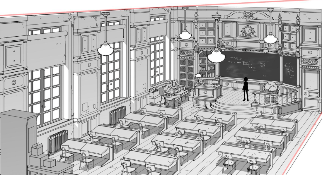 Perspective Sketch Drawings Anime Perspective Drawing Lessons From
