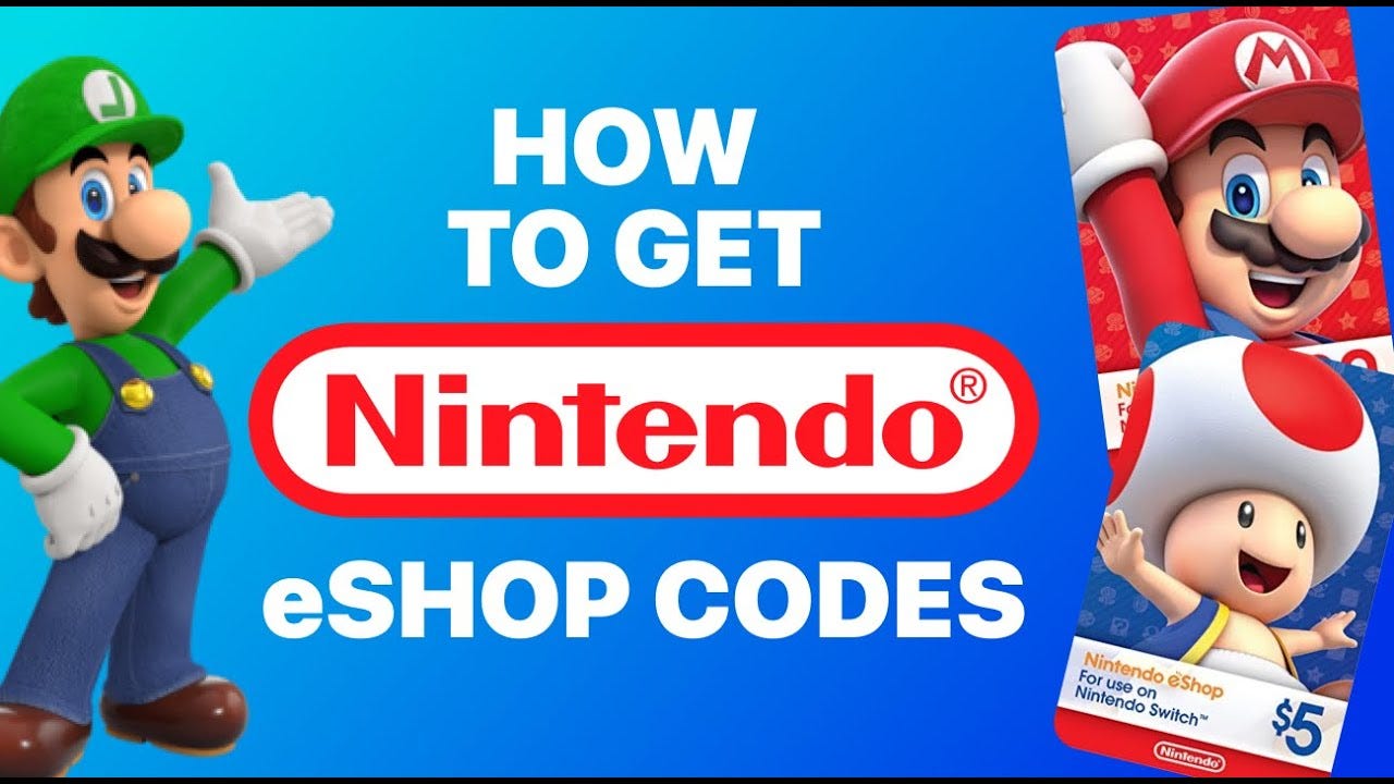 Nintendo Eshop Codes