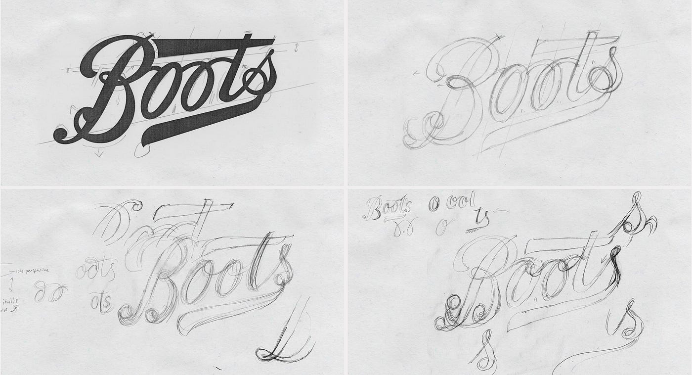 The Process Of Boots Logo Redesign With Rob Clarke Logo Design