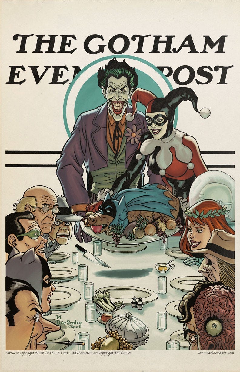 Rockwell Thanksgiving Parody