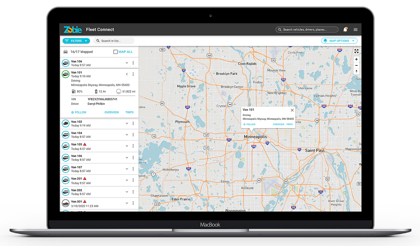 Zubie Tracker Live Map (Web Version) – Help Center