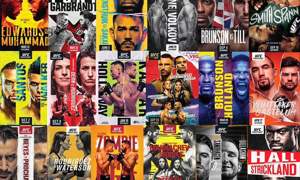 Ufc Logo Poster Signed UFC Fight Posters | UFC Event Poster | UFC
