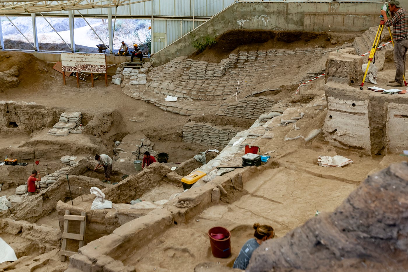 Neolithic Catalhoyuk Houses