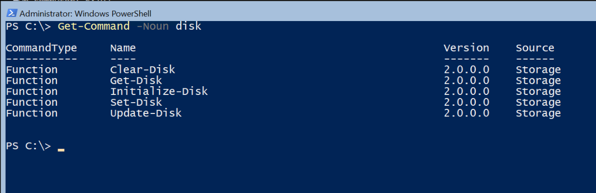 Initialize Disk Powershell