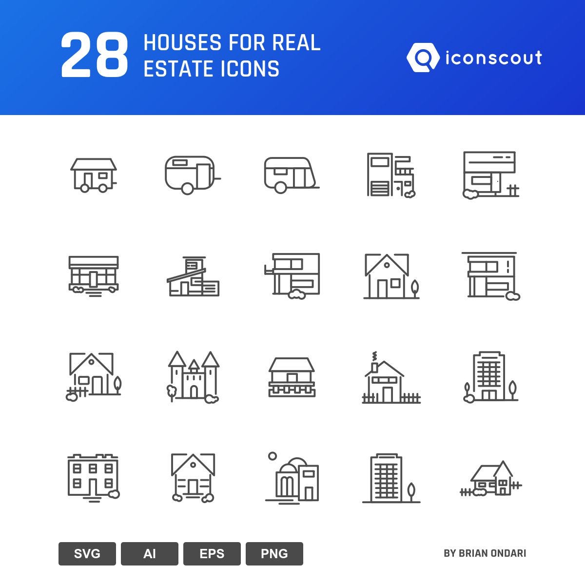Real Estate Icon Pack