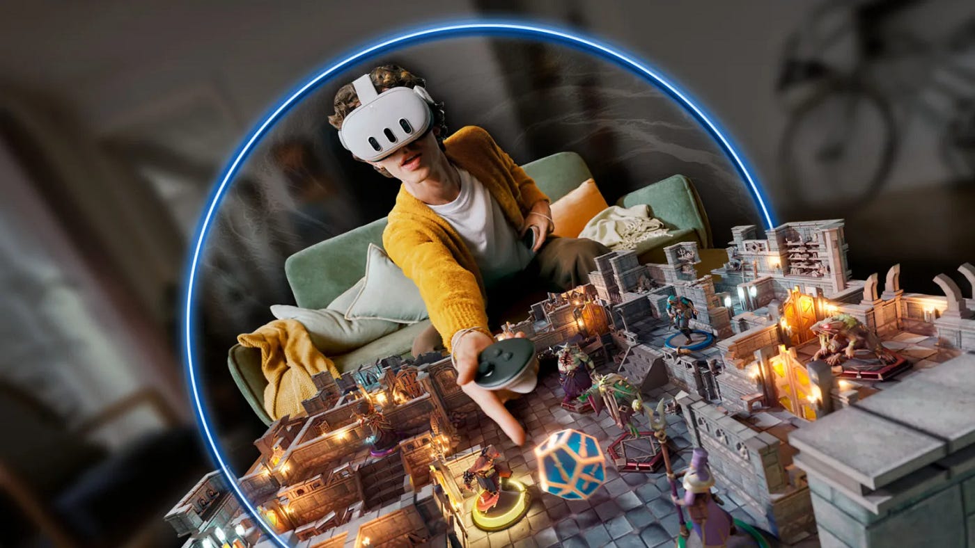 18 Mixed Reality Games You Need To Play On Quest 3 by George Gorringe SideQuestVR Medium