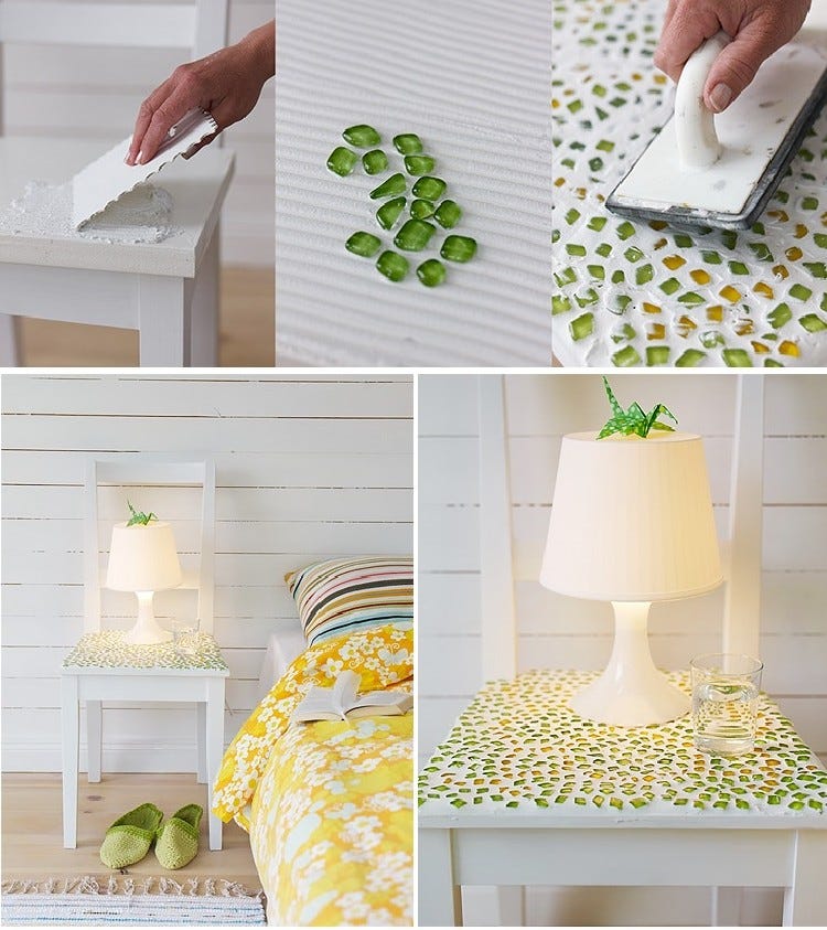 Broken Glass Mosaic Diy