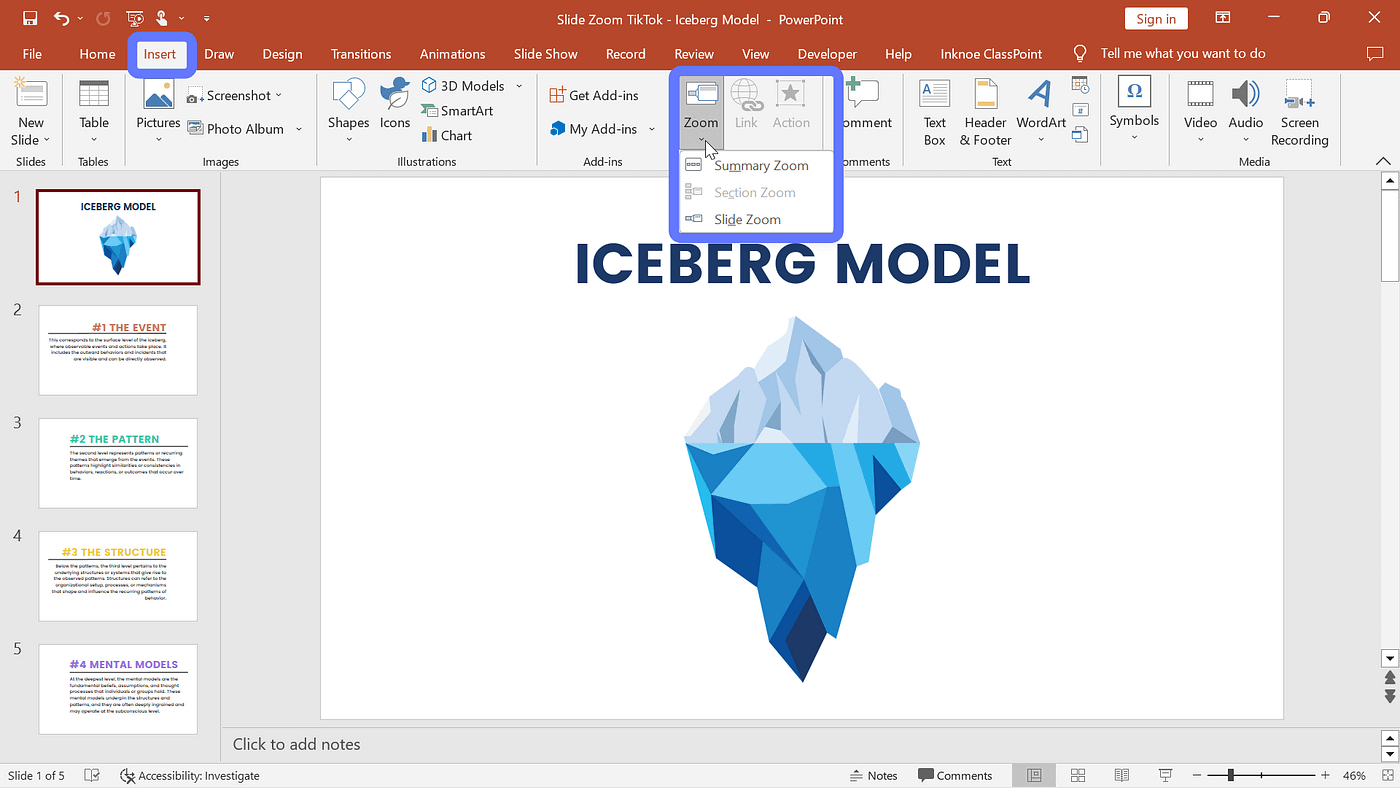 Powerpoint Zoom Slider