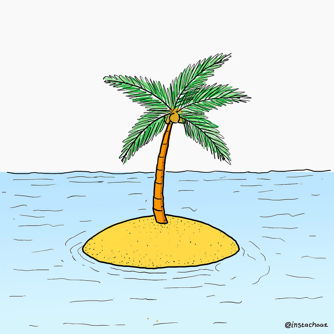 Desert Island Drawing The Desert Island Challenge; The Traits Of Great