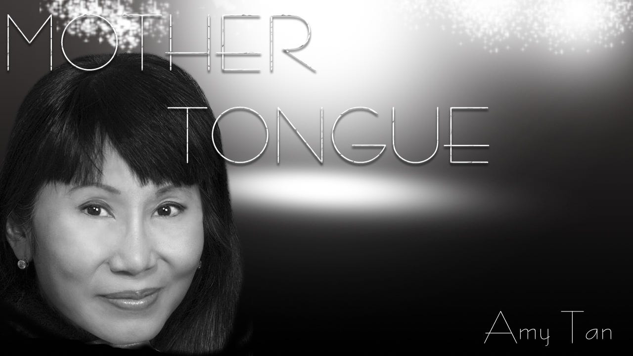 Amy Tan Mother
