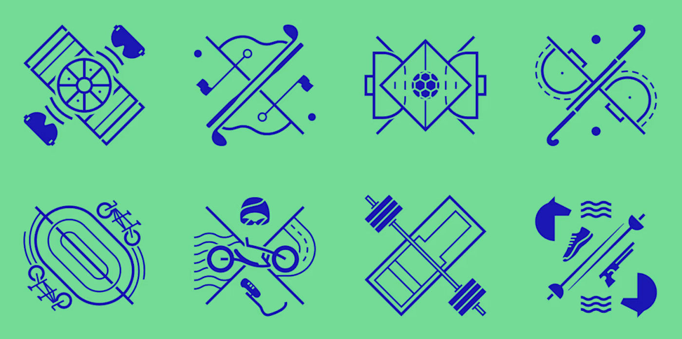 Olympic Pictograms Design Through History Media Made Great