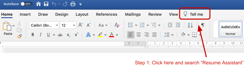 How To Make A Resume On Microsoft Word