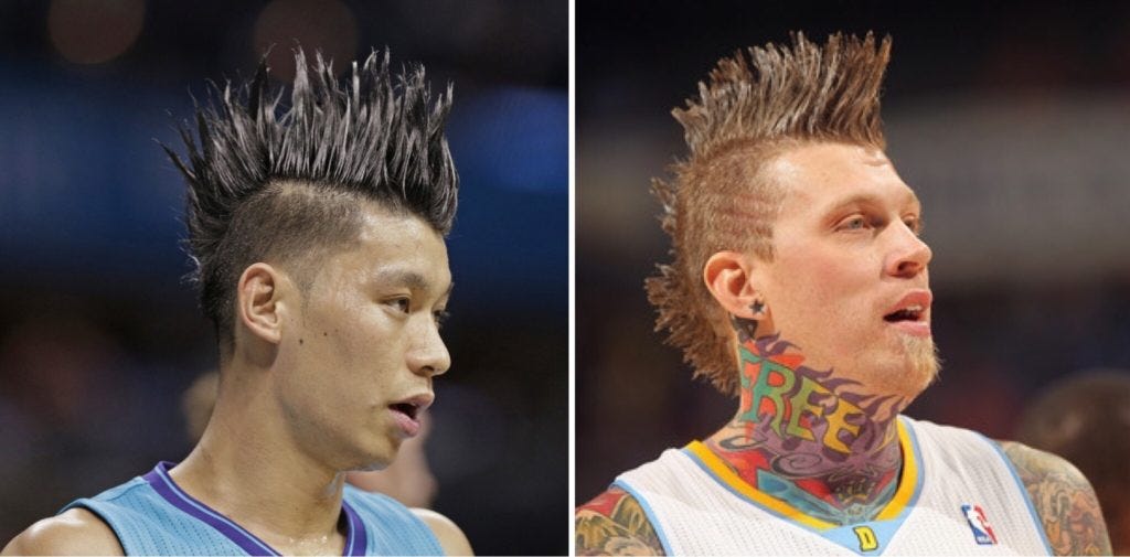 Jeremy Lin Different Hairstyles
