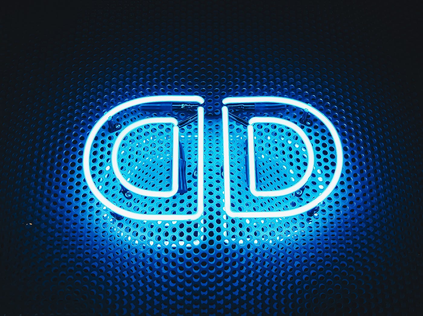 Blue Letter D