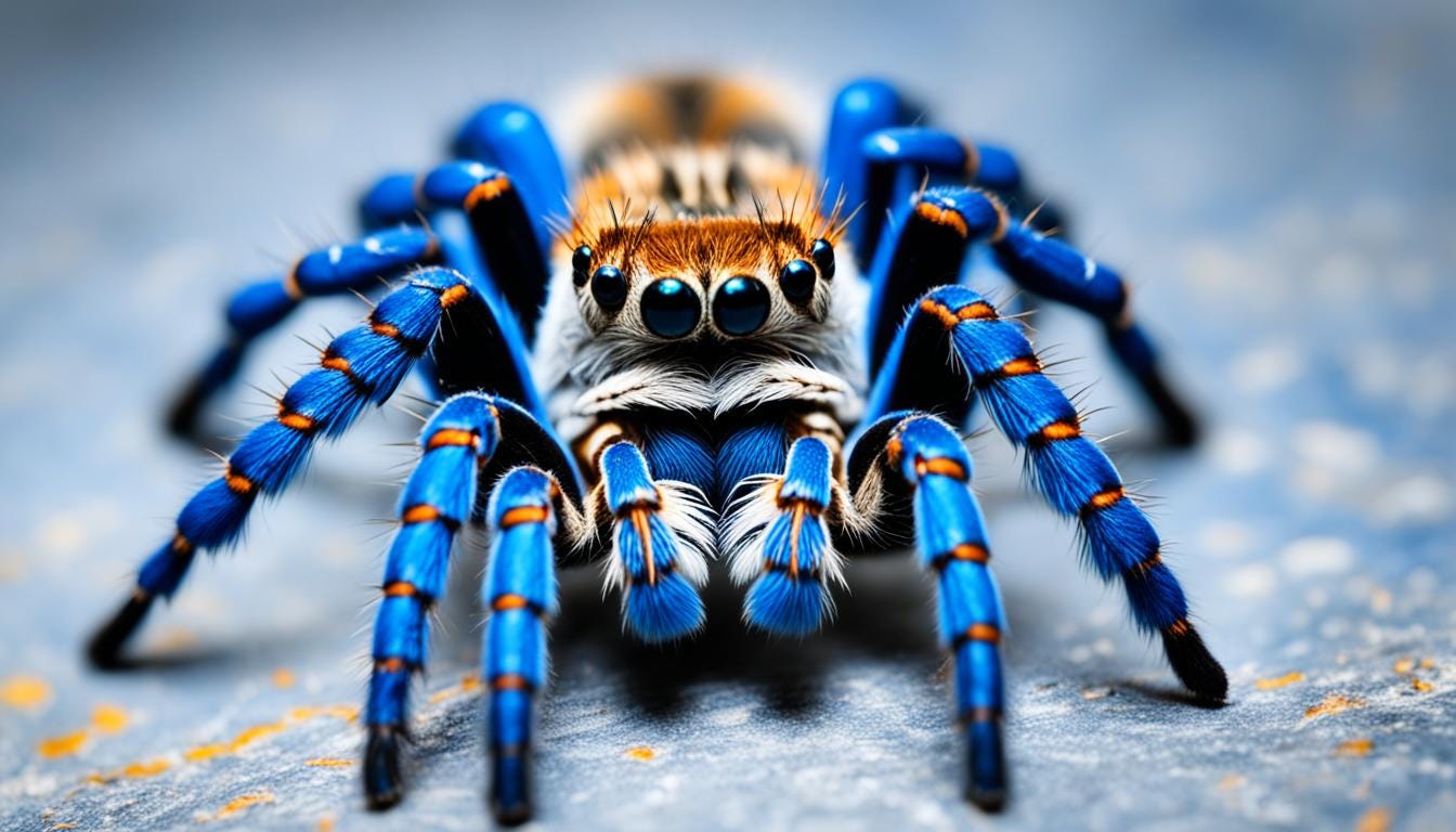 Cobalt Blue Tarantula Bite