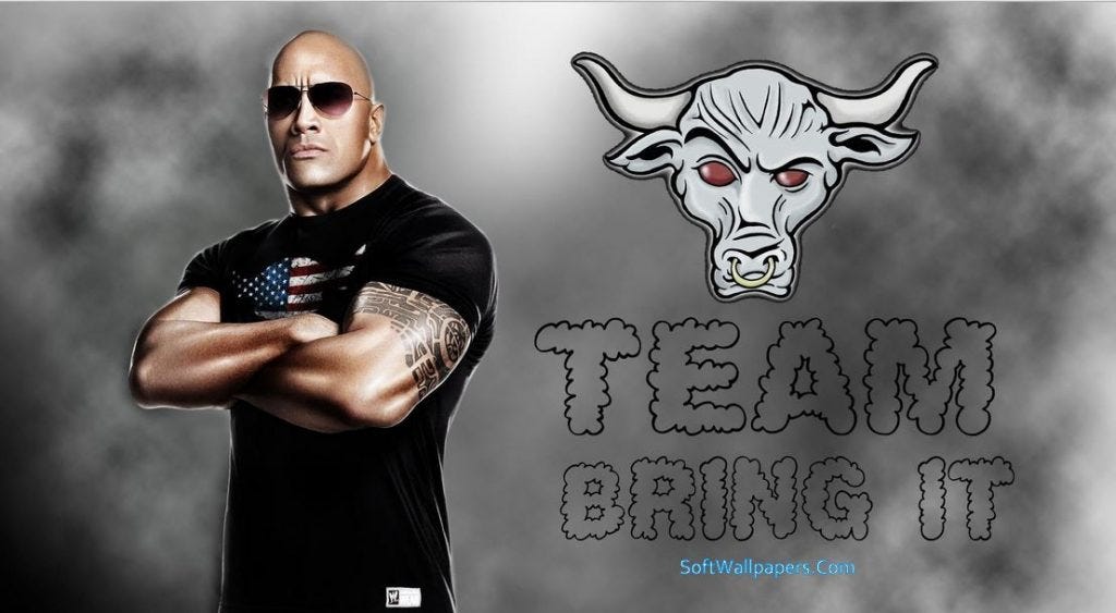 The Rock Bull Wallpaper