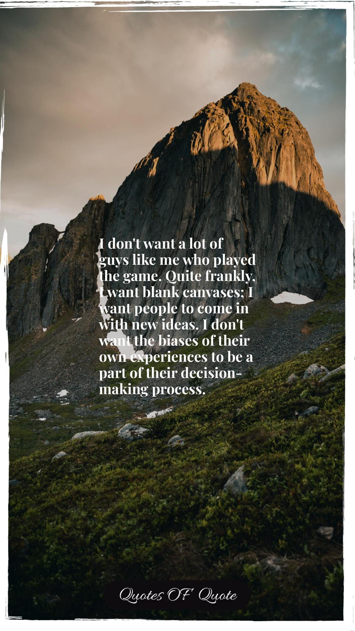 Billy Beane Quote