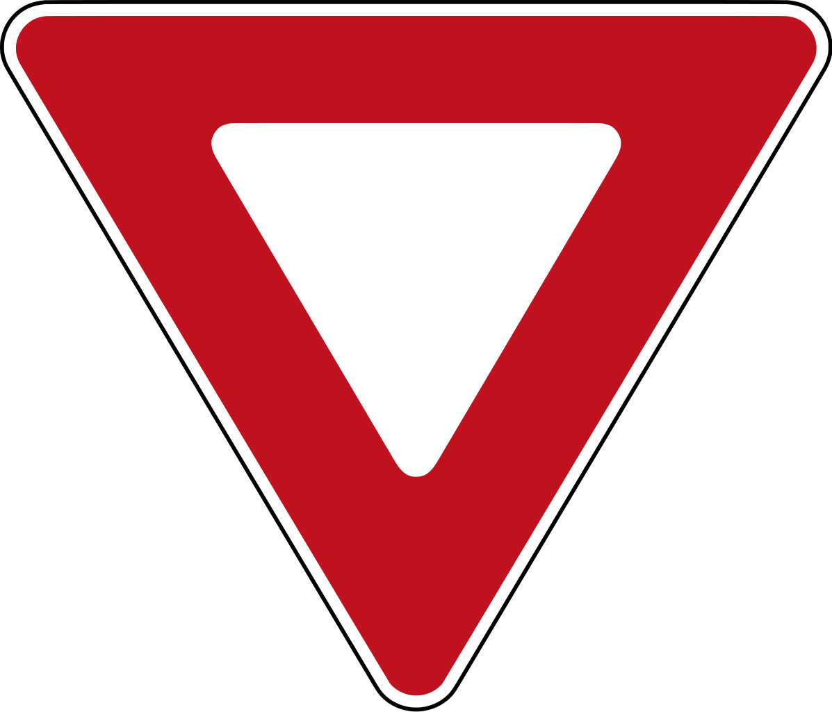 Triangle Road Sign