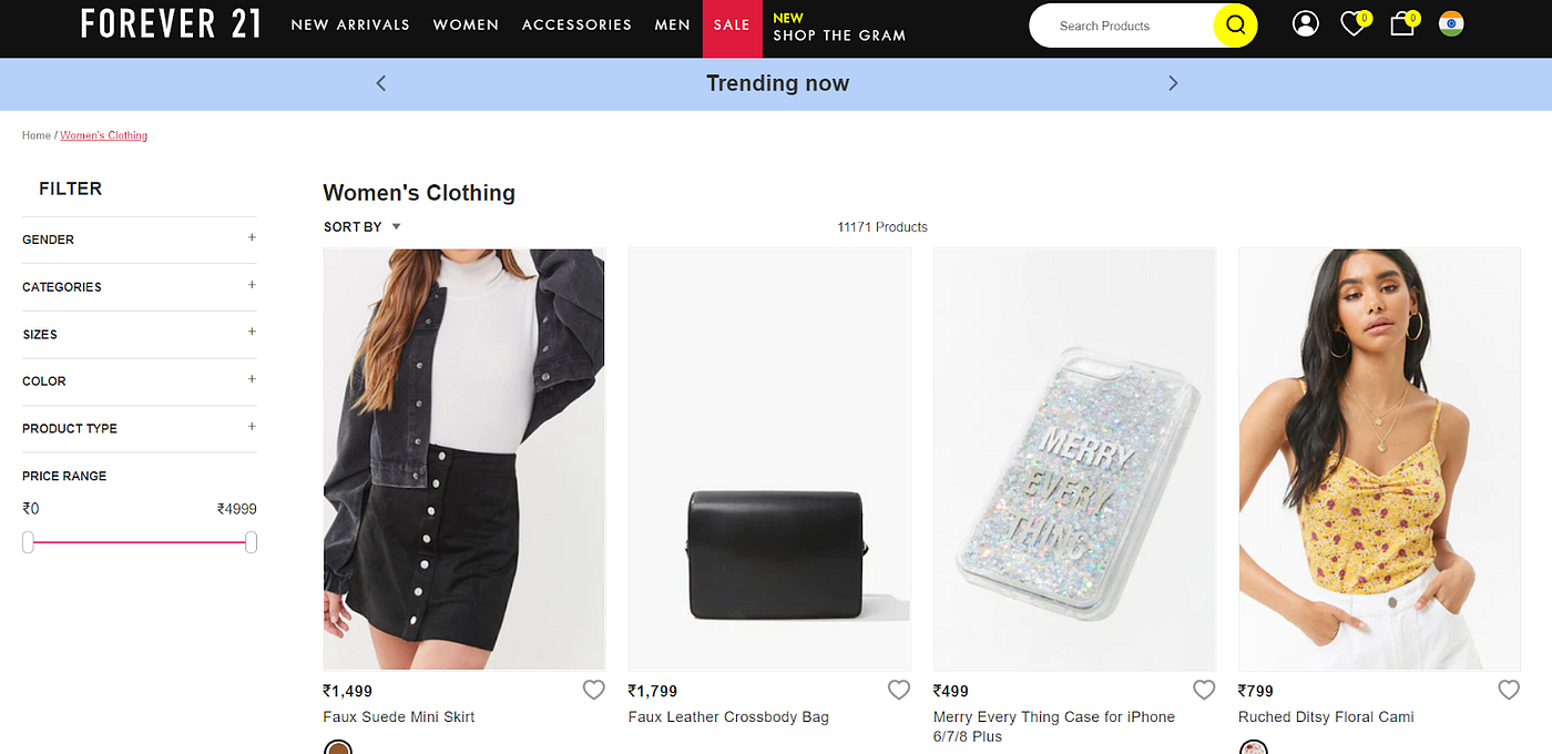 Forever 21 Official Website