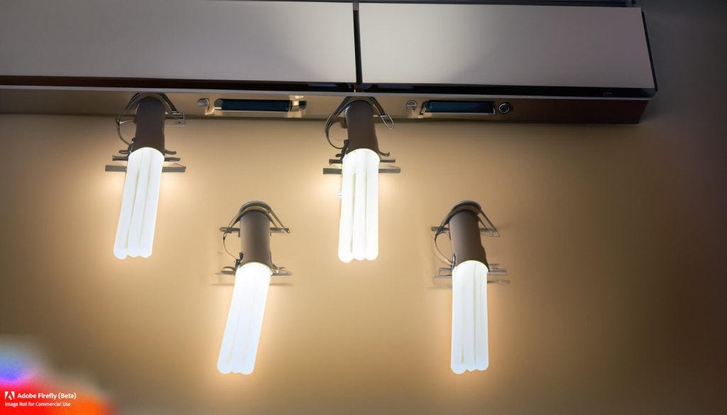 Spacing Fluorescent Light Fixtures