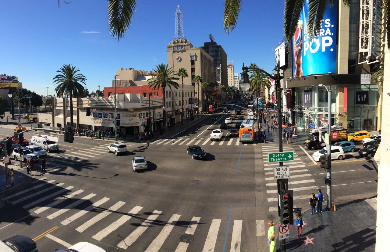 Busiest Streets In Los Angeles
