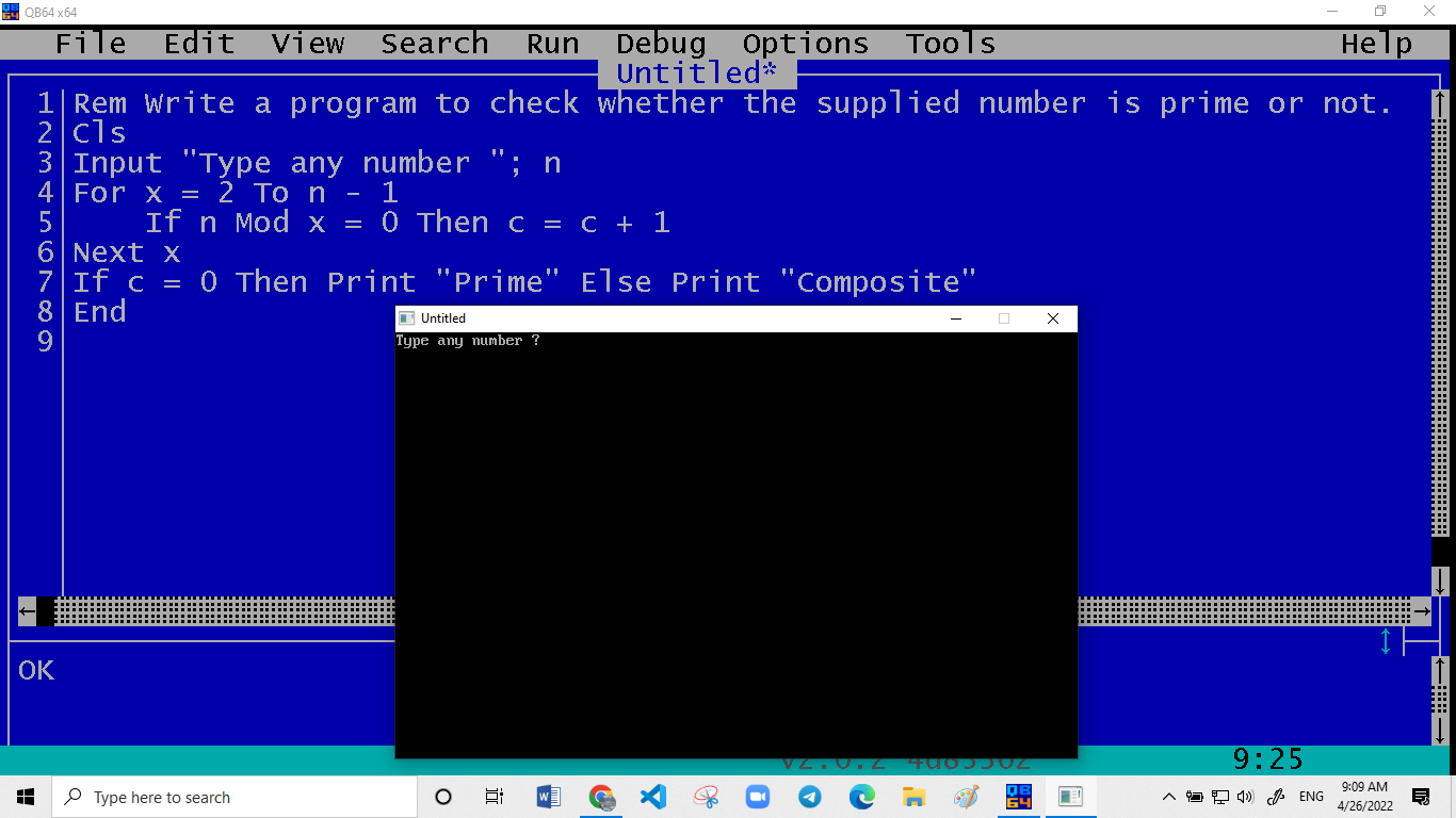 Qbasic 11 Free Download QBASIC Computer Science Assignment