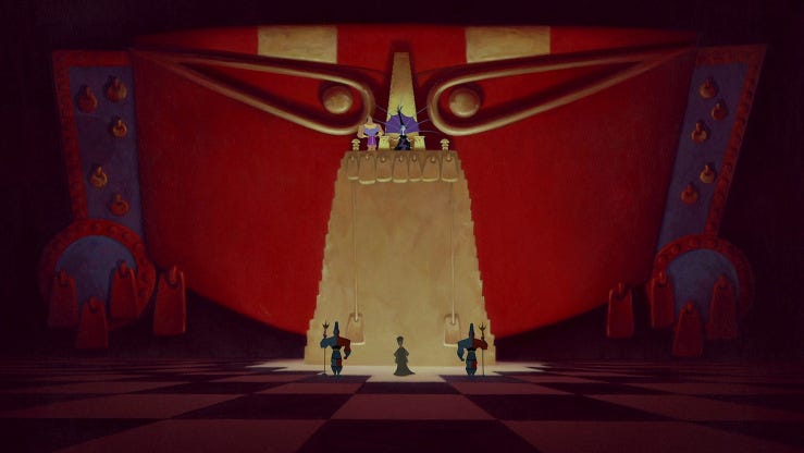 Emperors Throne Emperors New Groove Animation Backgrounds: THE