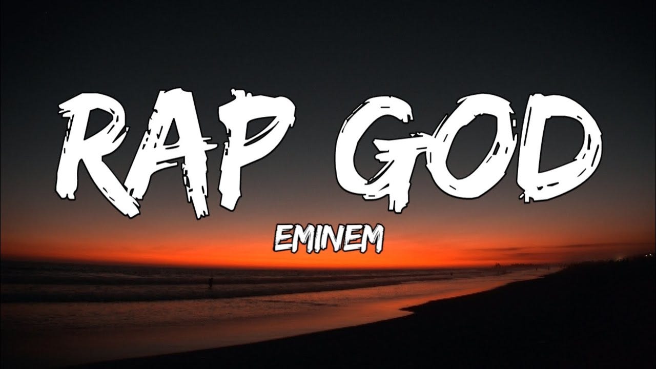 Rap God Single Album Cover