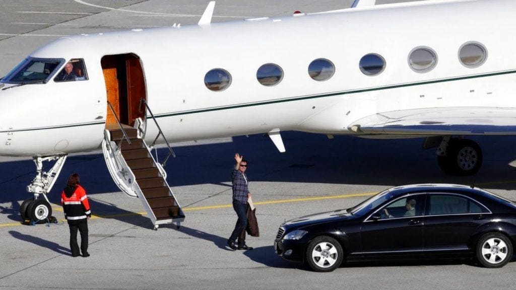 Paul Allen Private Jet