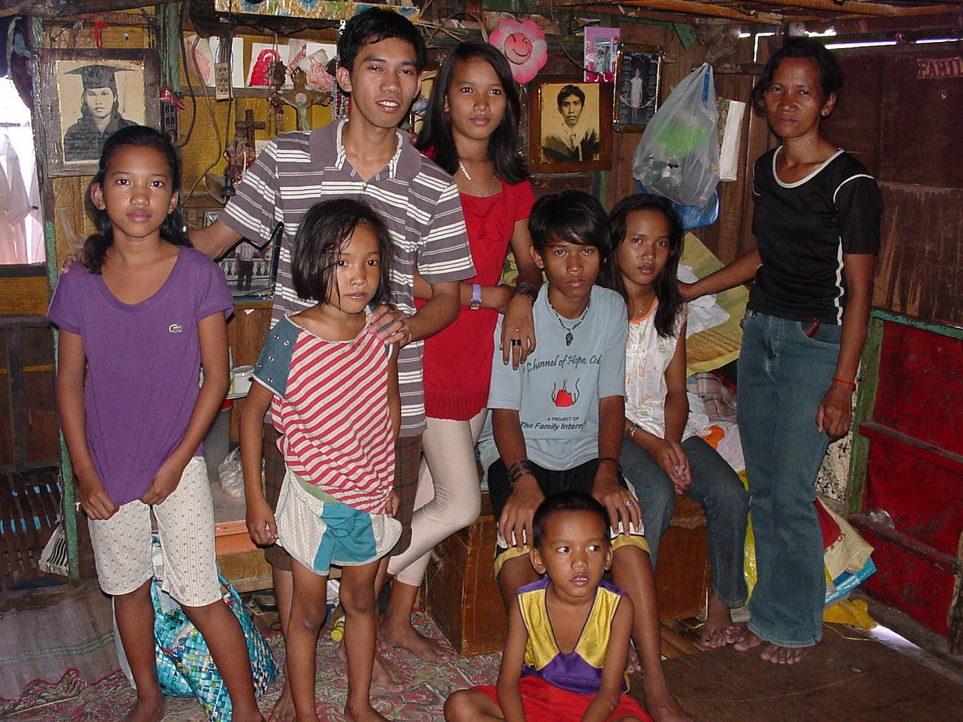 Poor Filipino Family