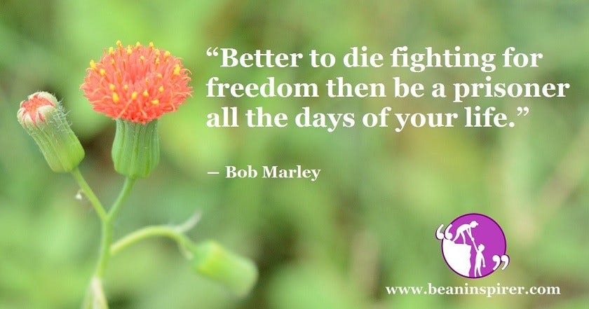 Freedom In Death Quotes