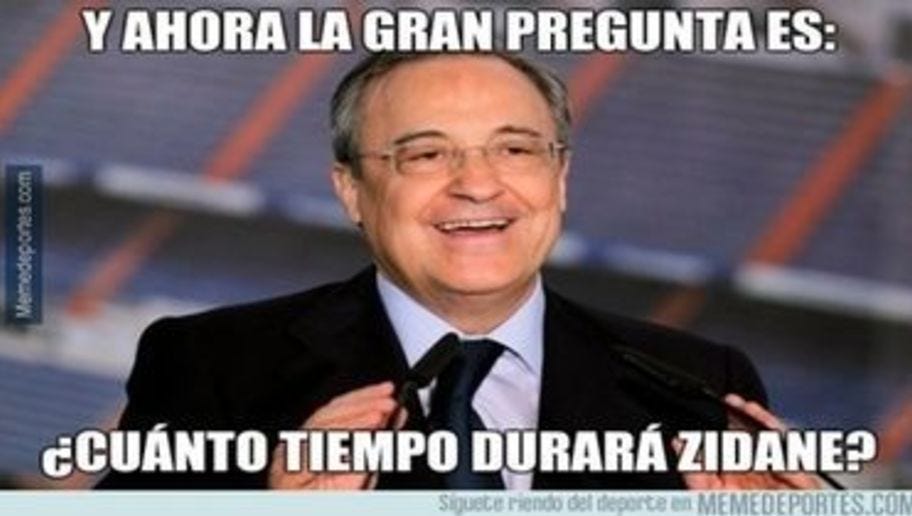 Memes De Zidane Tecnico Los Mejores Memes De La Vuelta De Zinedine