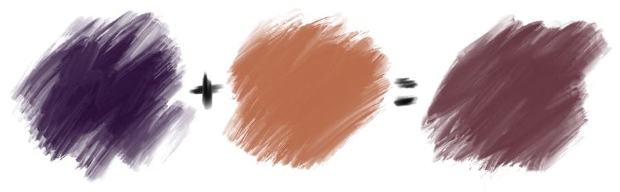 Purple Brown Color