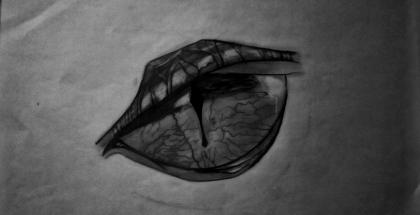 Smaug Eye Drawing