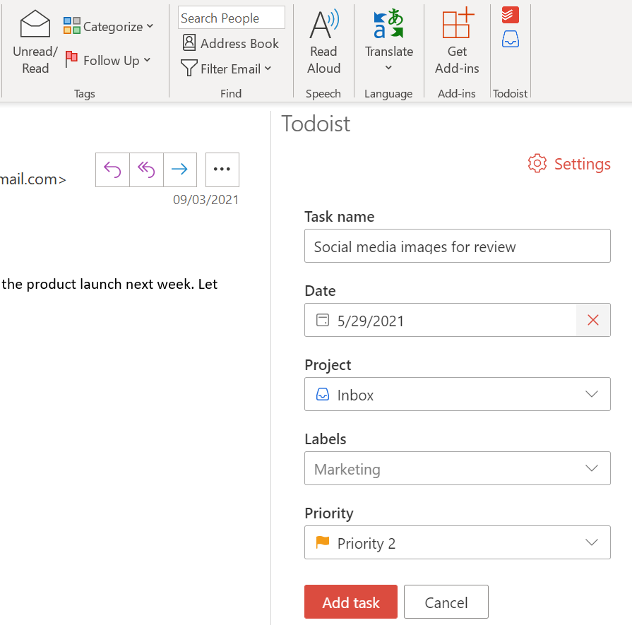 Todoist Outlook New Version Of Outlook: Updated Design, Integration