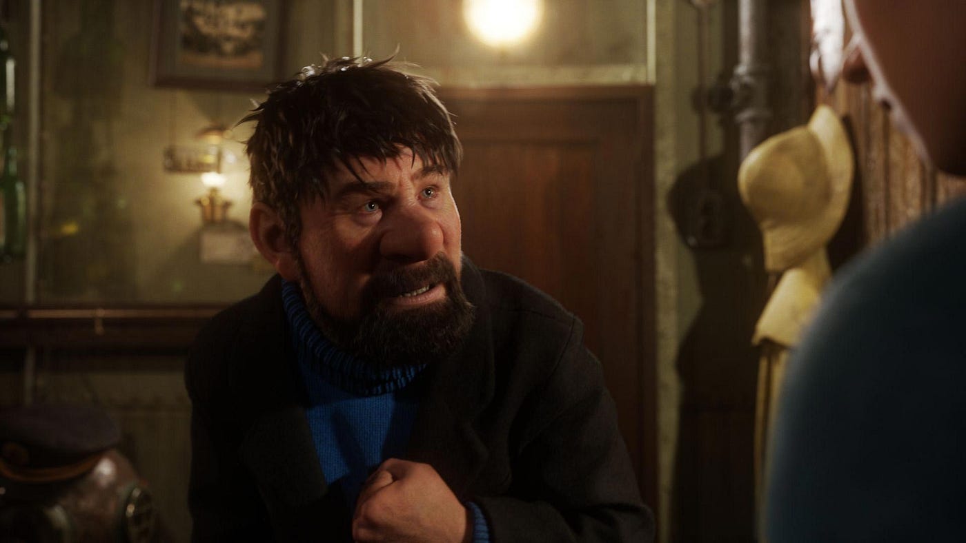 Tintin Movie Captain Haddock