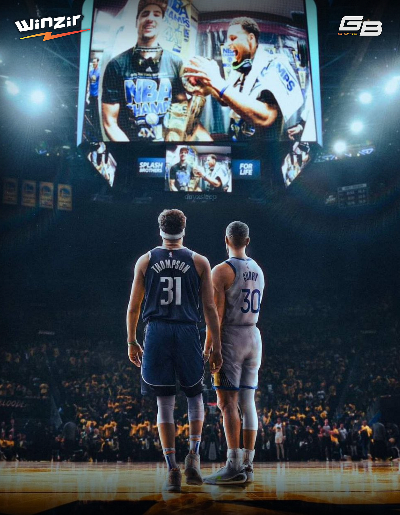 Klay Thompson Splash Brothers OFFICIALLY LICENSED Golden State