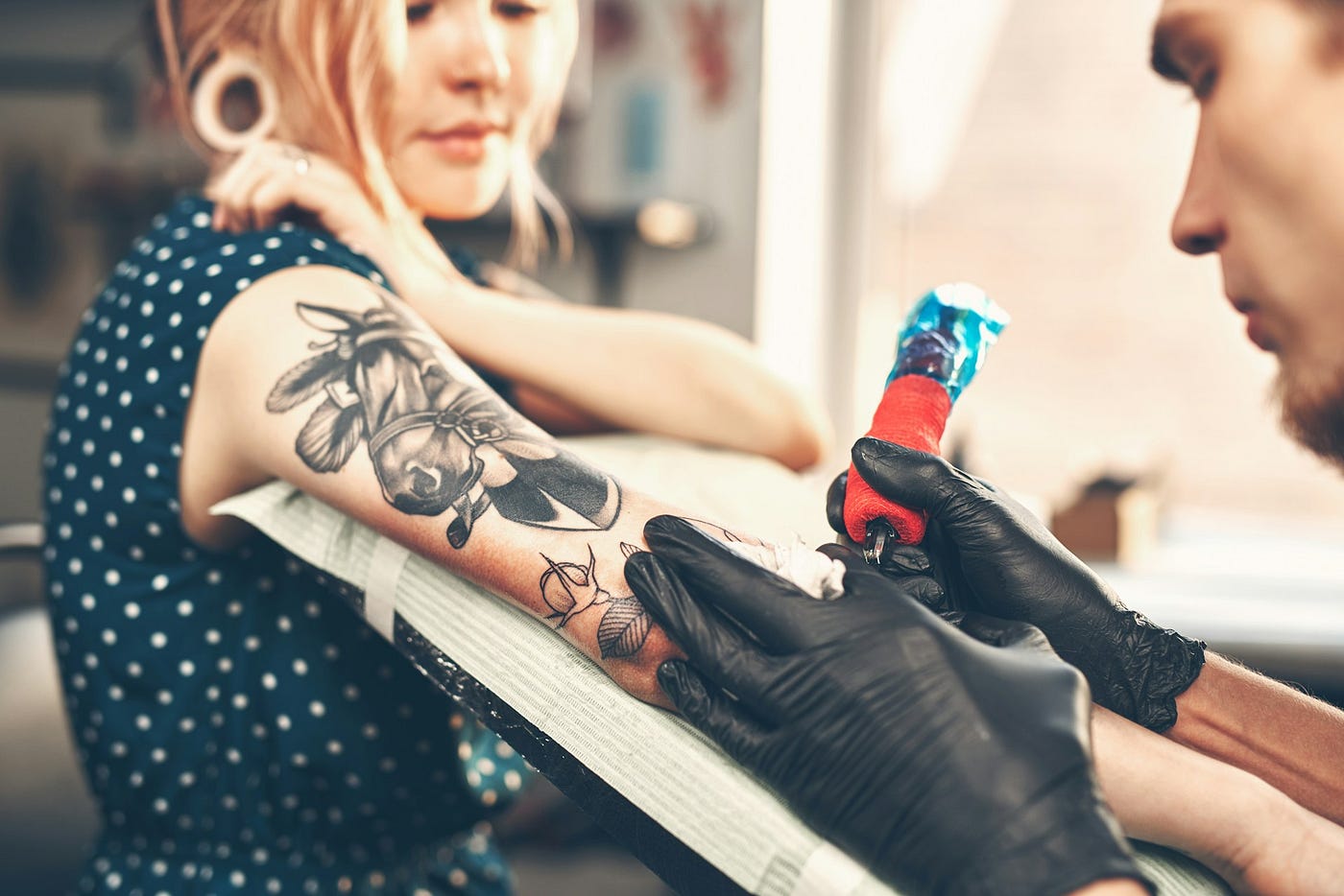 Someone getting a tattoo - Bronctattooaus.com